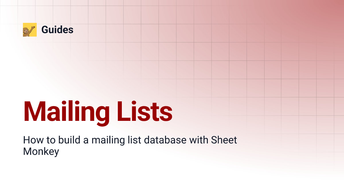 Mailing Lists | Guides